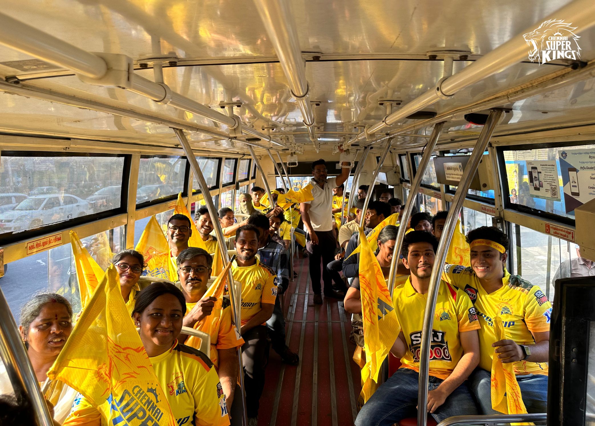 Chennai Super Kings' whistling gift to MTC Bus Conductors