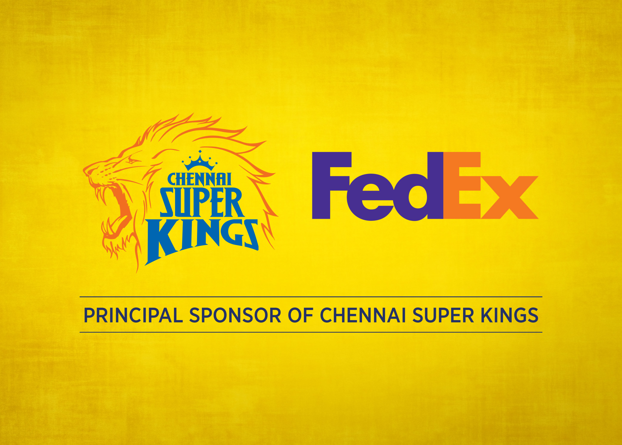 Fedex joins hands with Chennai Super Kings as Principal Sponsor
